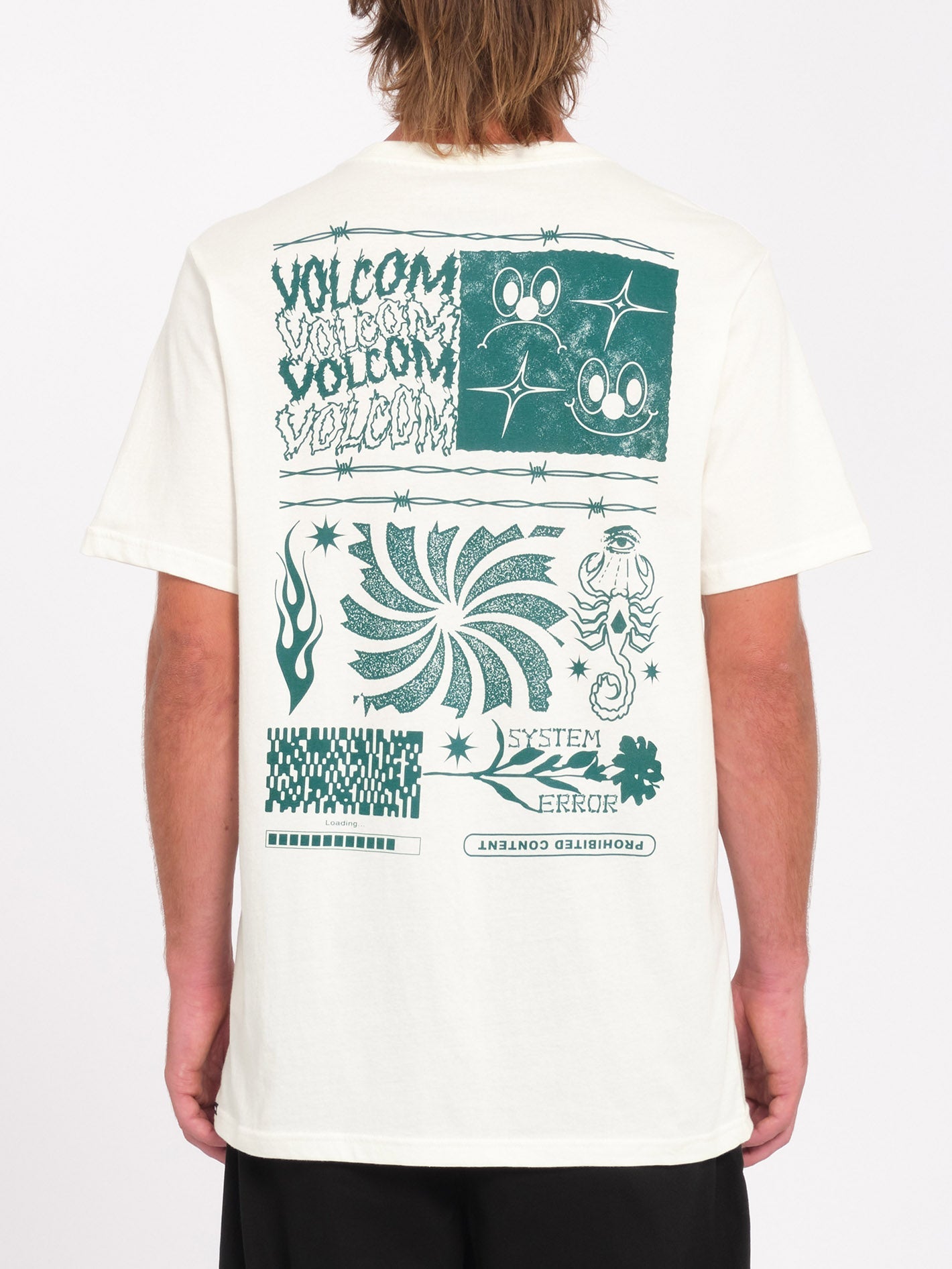 System Error T-Shirt - Off White - Men - Volcom UK – Volcom United Kingdom