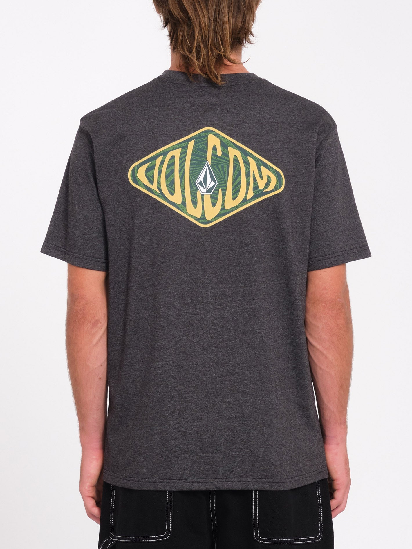 Voboxed T-Shirt - Heather Black - Men - Volcom UK – Volcom United Kingdom