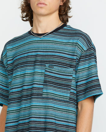 Slide Stone T-shirt - DARK BLACK HEATHER - Men - Volcom UK – Volcom ...