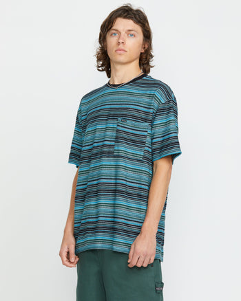 Slide Stone T-shirt - DARK BLACK HEATHER - Men - Volcom UK – Volcom ...