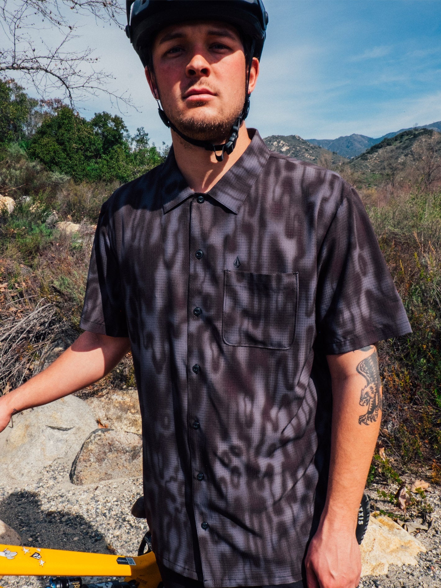 Ridgestone Stretch Shirt - Asphalt Black - Men - Volcom UK – Volcom ...