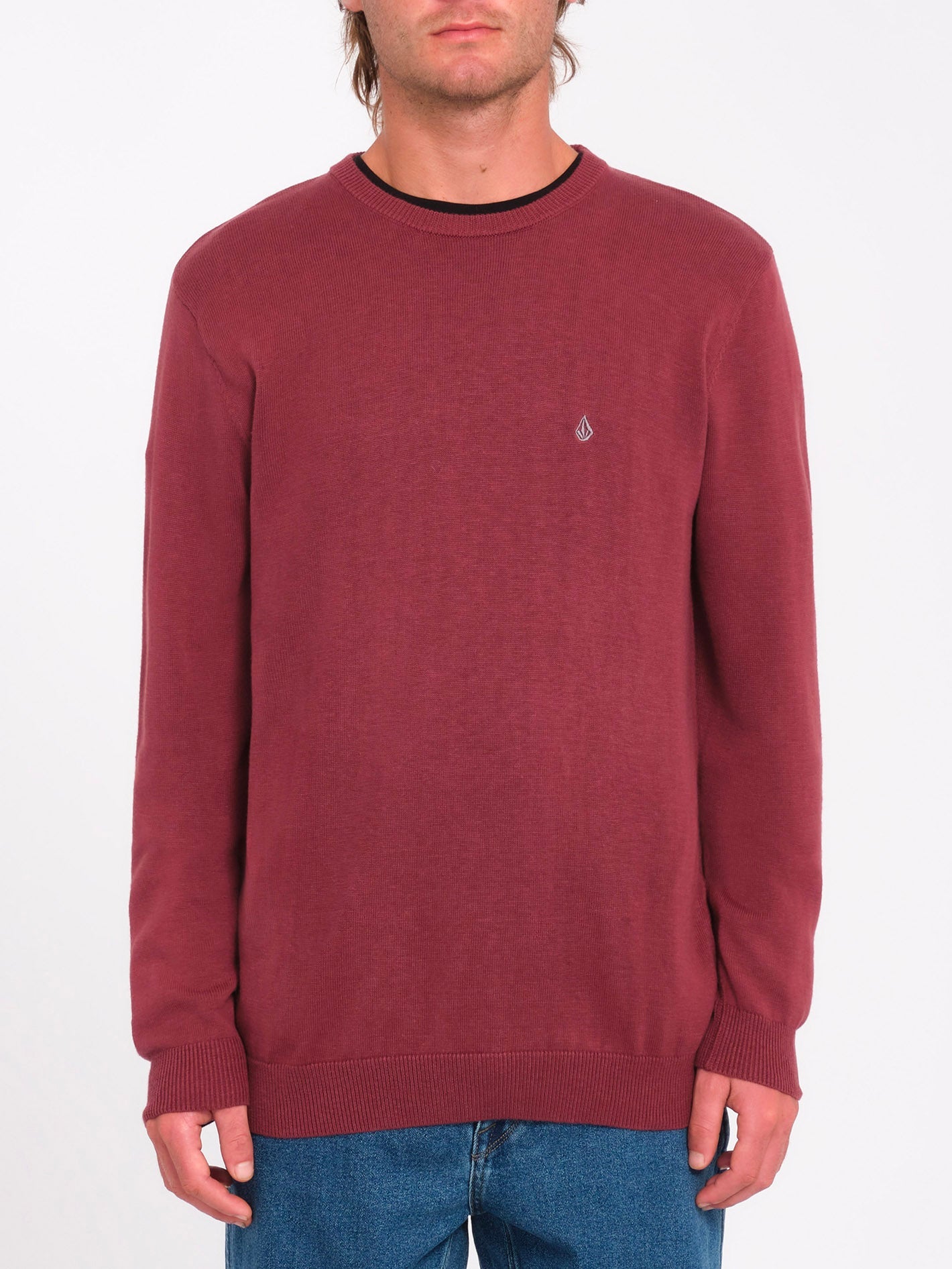 Uperstand Sweater - Merlot - Men - Volcom UK – Volcom United Kingdom