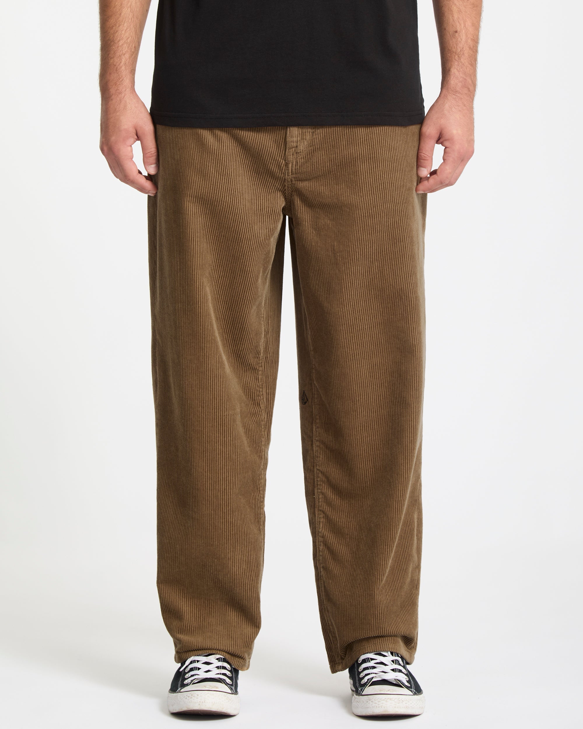 Billow Tapered Corduroy Trousers - Ermine - Men - Volcom EU – Volcom ...