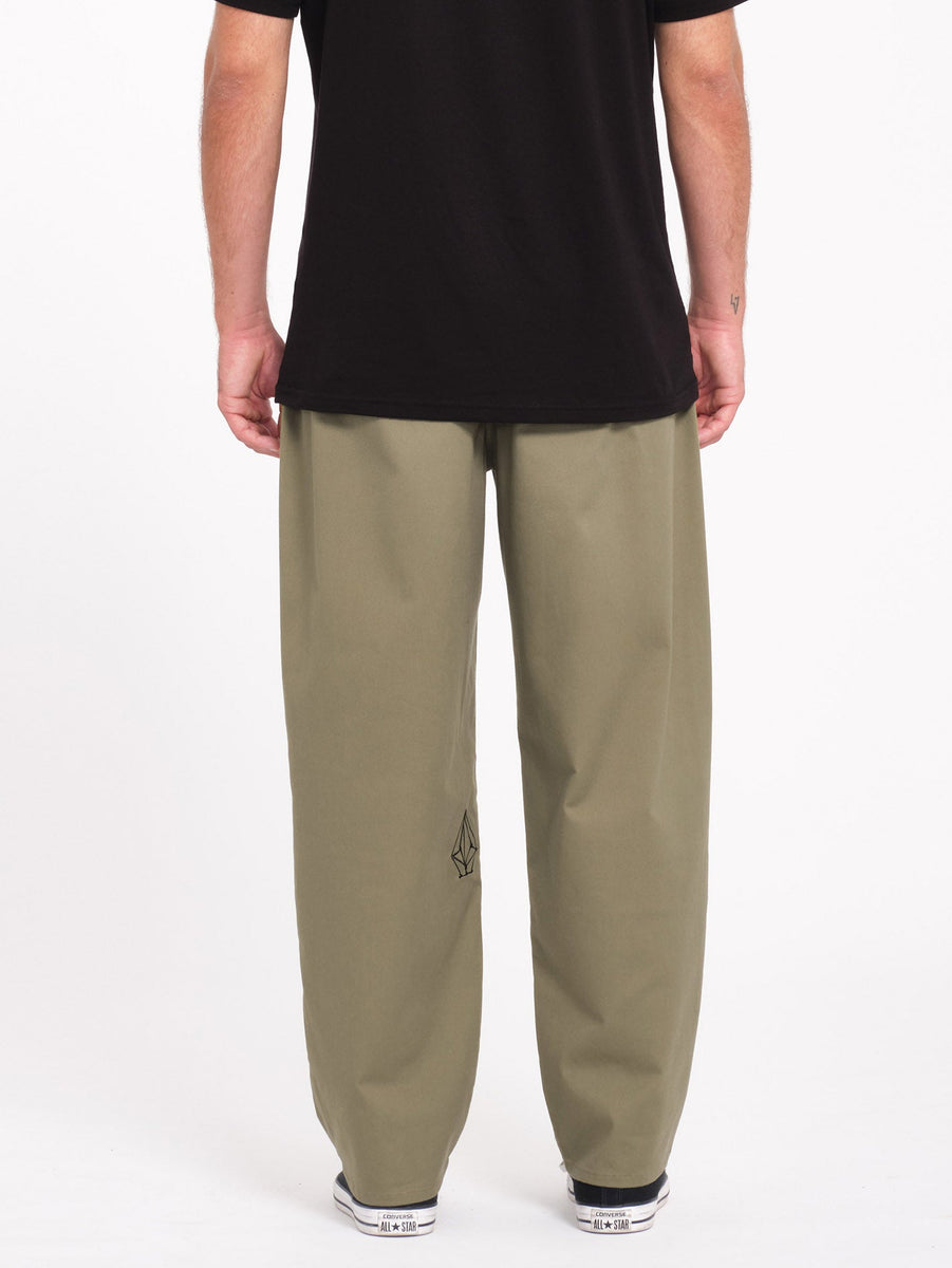 Zephyr Elastic Waist Trousers - Wintermoss - Men - Volcom UK – Volcom ...