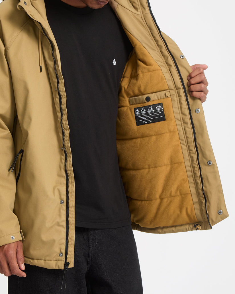Stoke Stone II 10K Jacket - Ermine - Men - Volcom EU – Volcom United ...