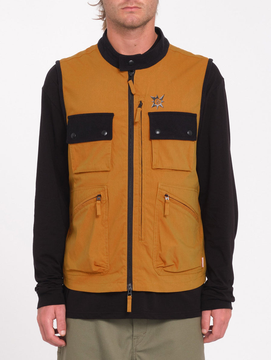 Bryan Iguchi Tds Vest - Chestnut Brown - Men - Volcom UK – Volcom ...