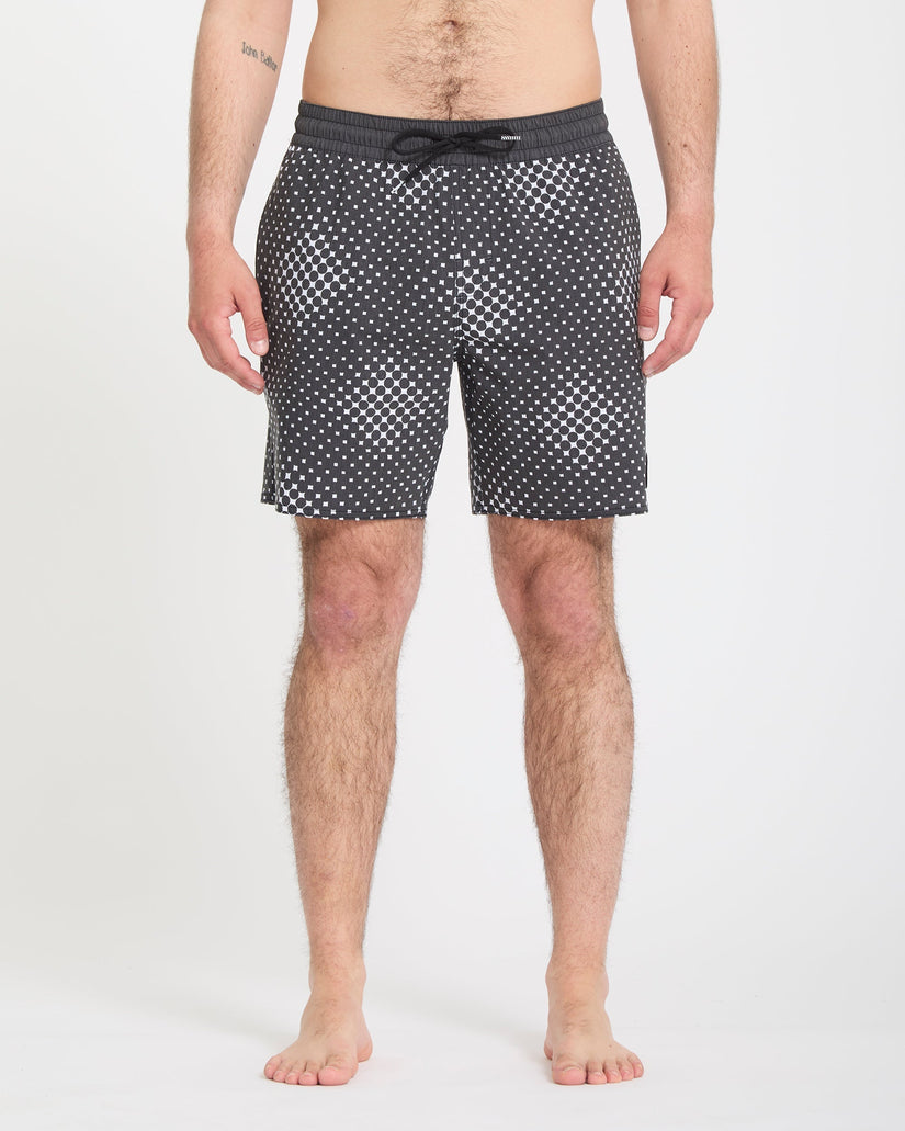 Psyche Cotton Trunk 17" Boardshort - Matte Black - Men - Volcom EU ...