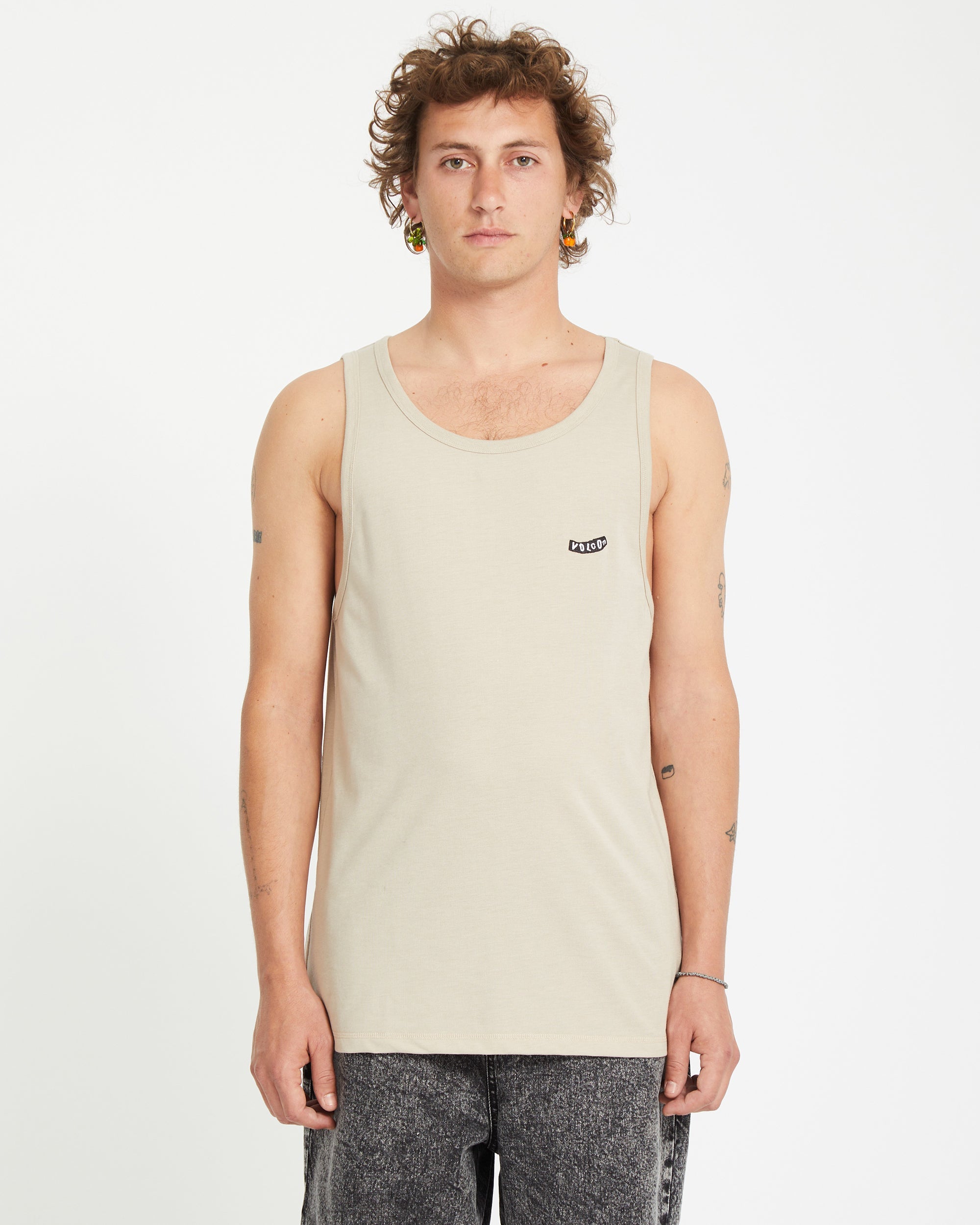 Pistol Stone Tank Top - LIGHT KHAKI - Men - Volcom UK – Volcom United ...