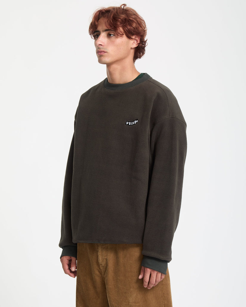 Too Kool Sweatshirt - Rinsed Black - Men - Volcom EU – Volcom United ...