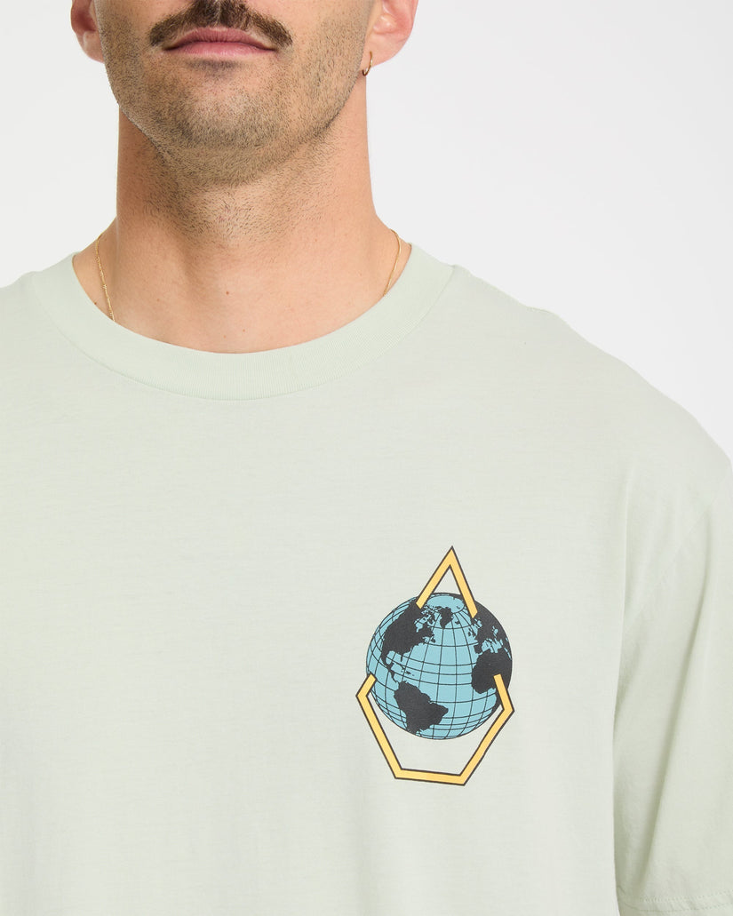 Globular T-Shirt - Pale Aqua - Men - Volcom EU – Volcom United Kingdom