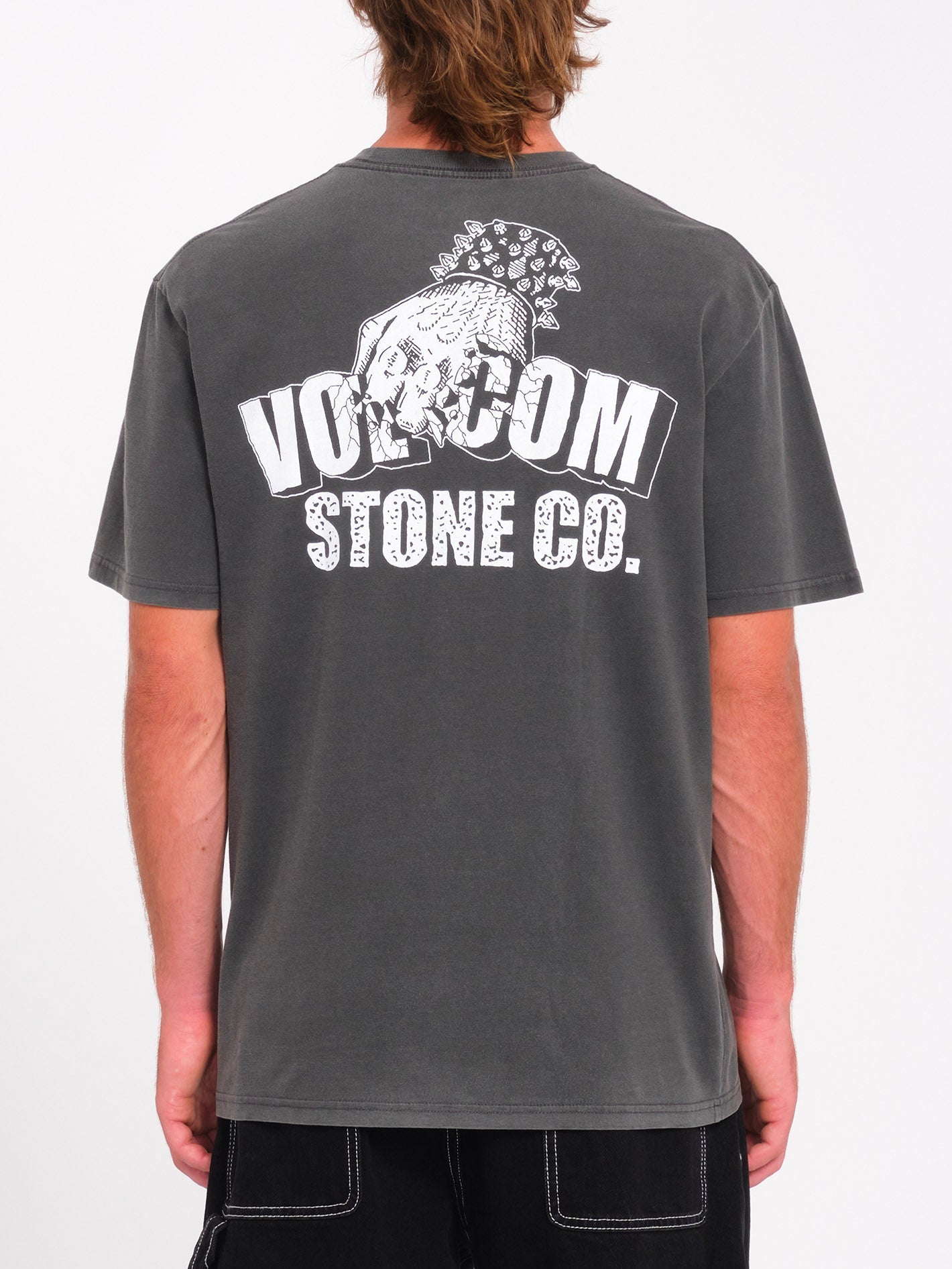 Stone Force Co T-Shirt - Black - Men - Volcom UK – Volcom United Kingdom