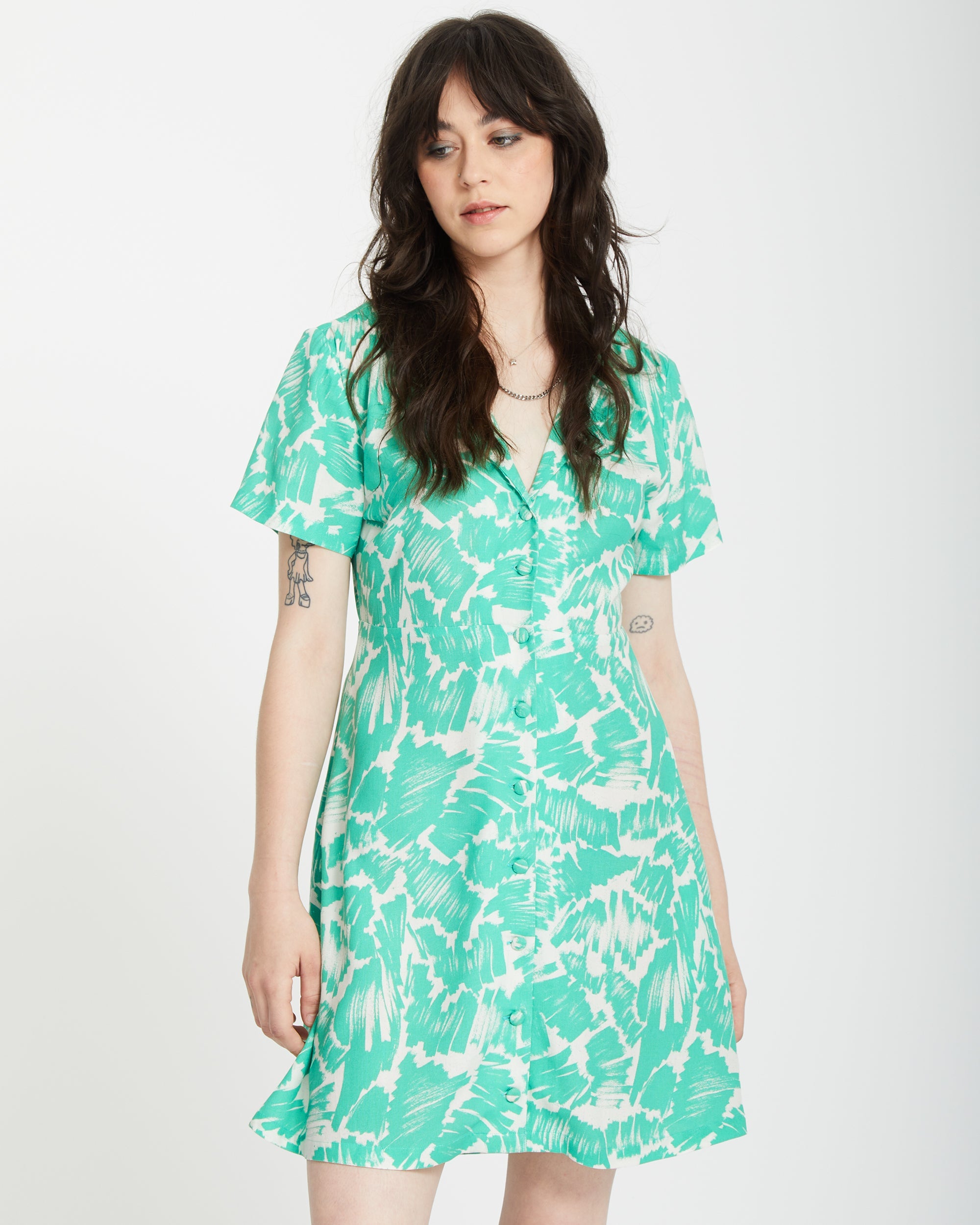 Alix Shirt Dress - JADE - Women - Volcom UK – Volcom United Kingdom