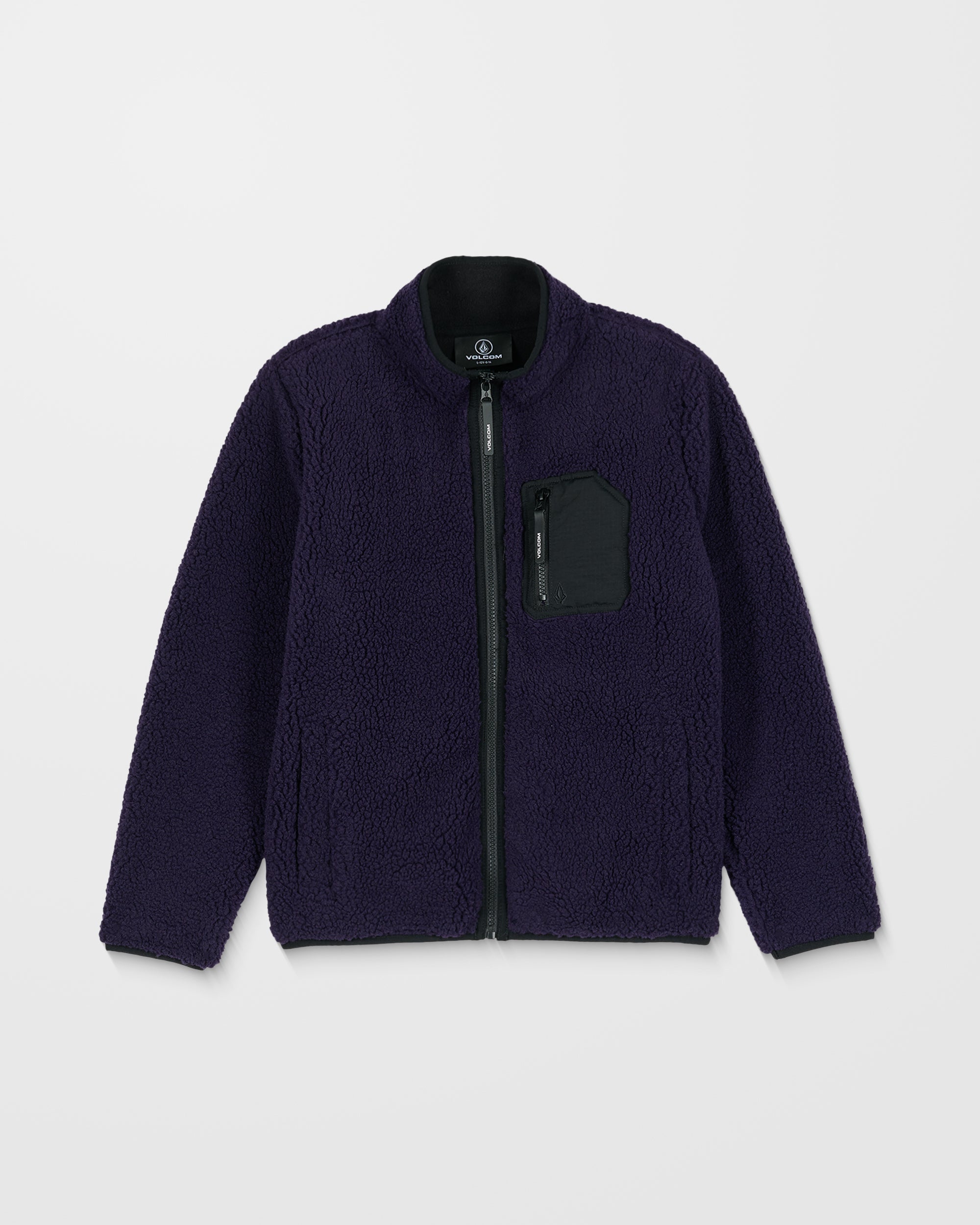 Muzzer Fuzzar Zip Sweatshirt - Dark Purple - (KIDS) - Volcom UK ...