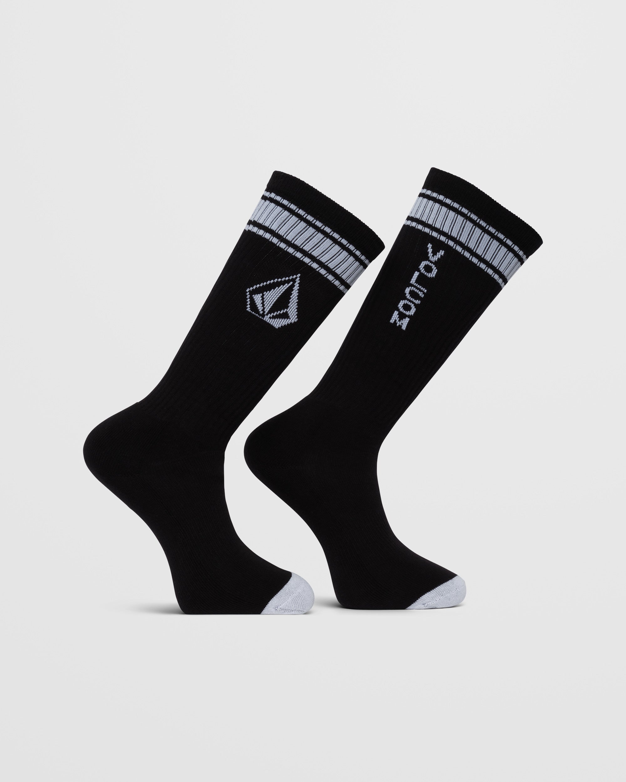 High Stripe Socks - BLACK - Men - Volcom UK – Volcom United Kingdom