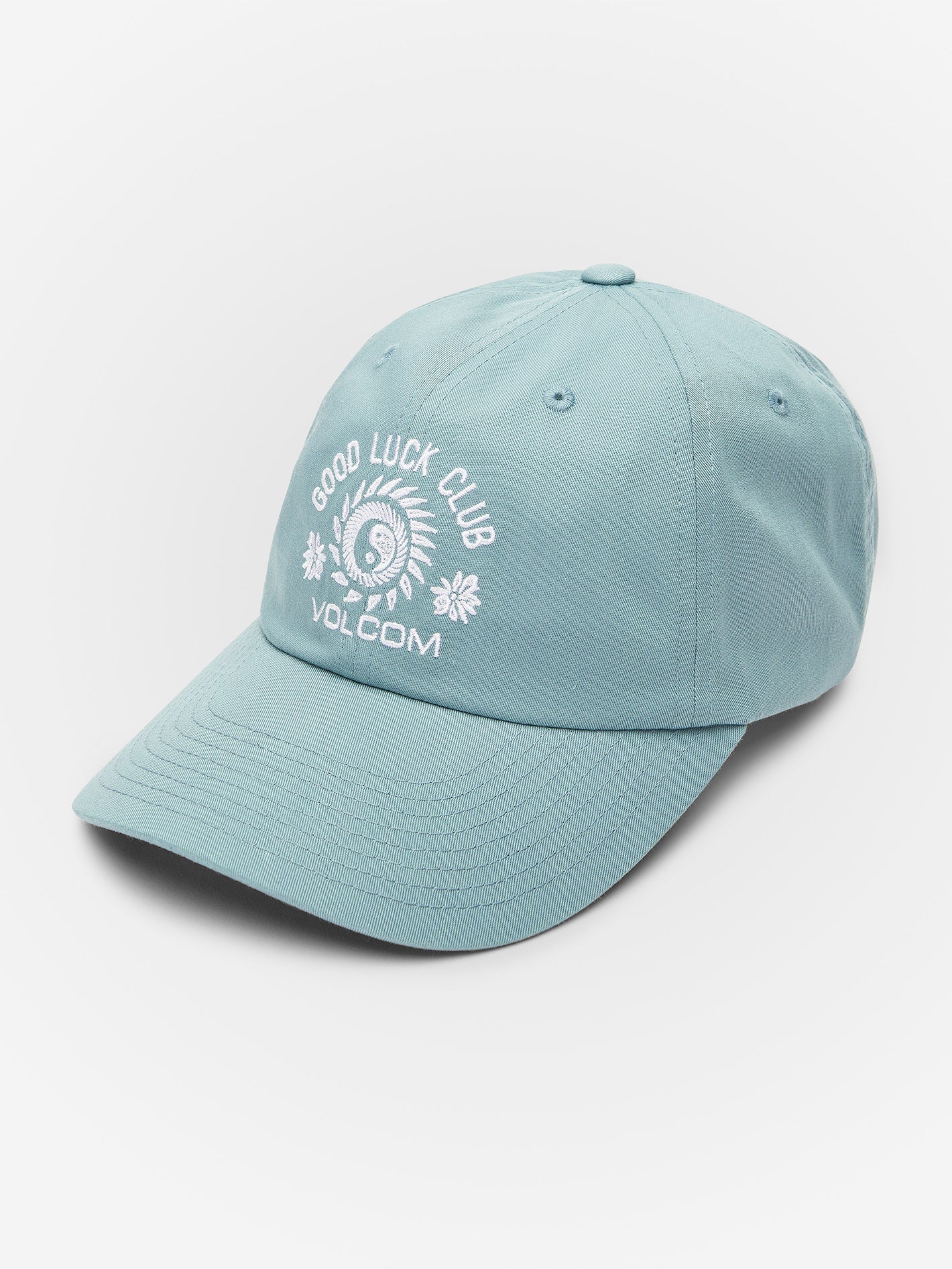 Good Luck Dad Cap - Stone Blue - Women - Volcom UK – Volcom United Kingdom