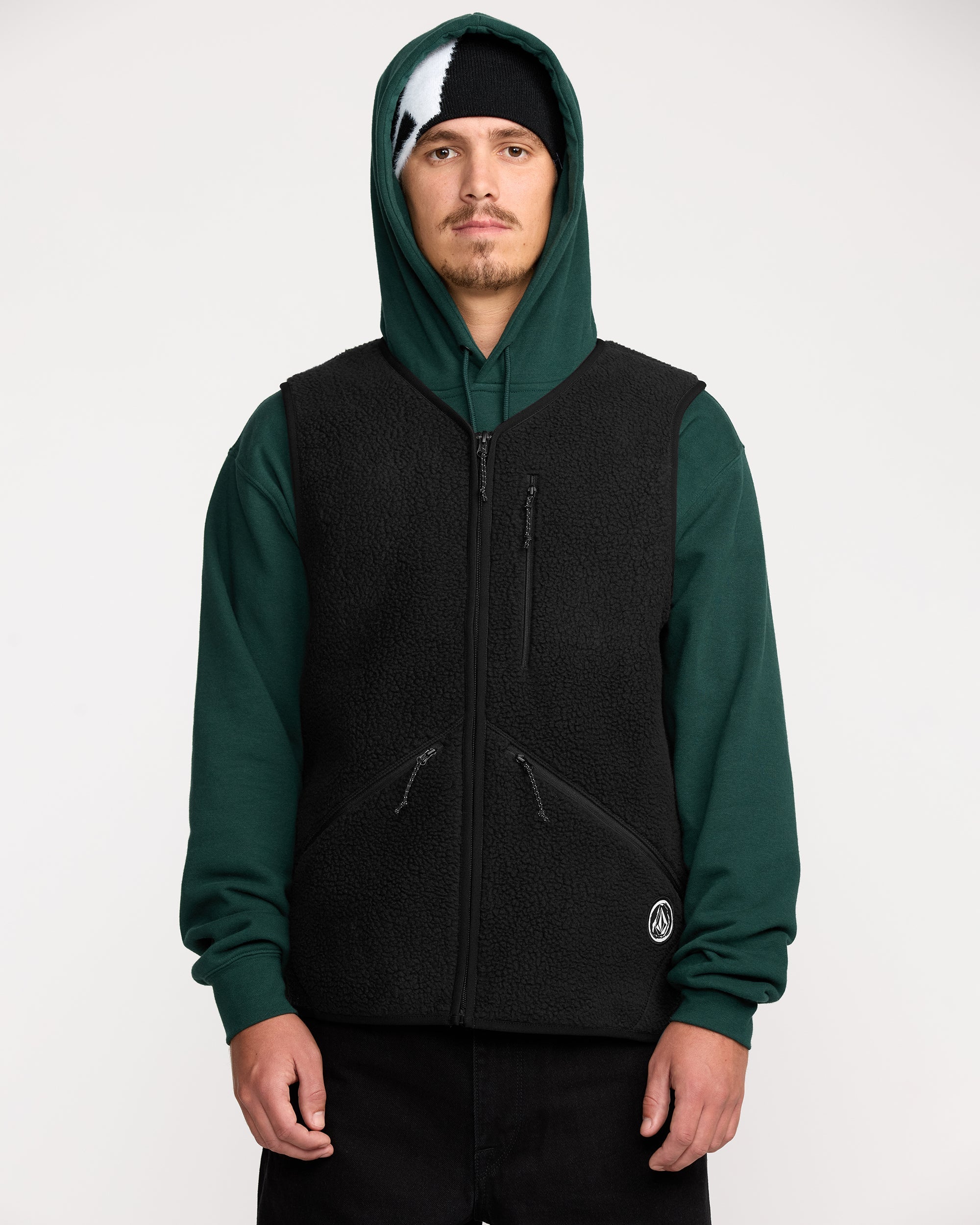 Snowdrift Vest - Black - Men - Volcom UK – Volcom United Kingdom