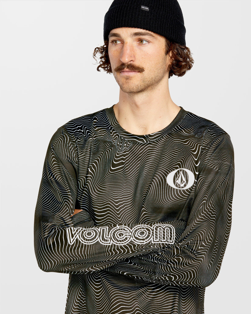 M V-Science Base Layer Top - Black Print - Men - Volcom UK - 2 Years ...