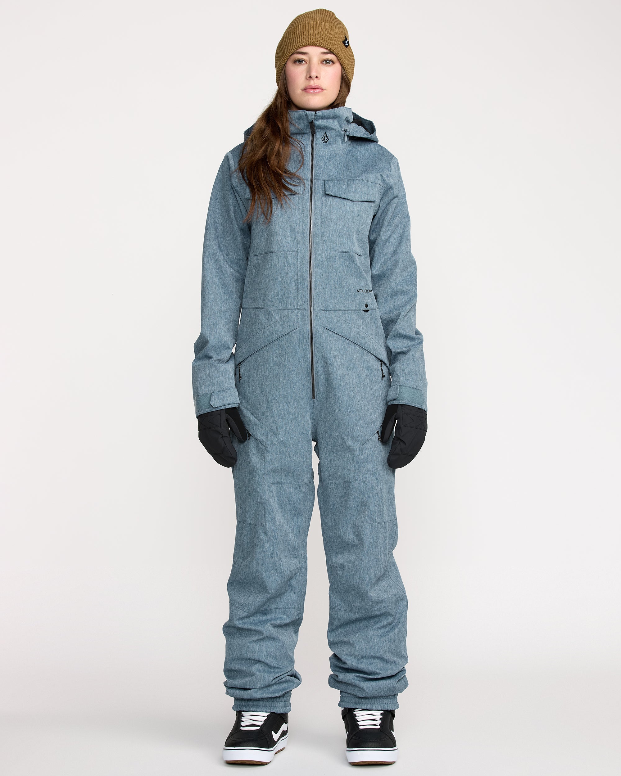 Shiloh Snow Jumpsuit - Denim - Women - Volcom UK – Volcom United Kingdom