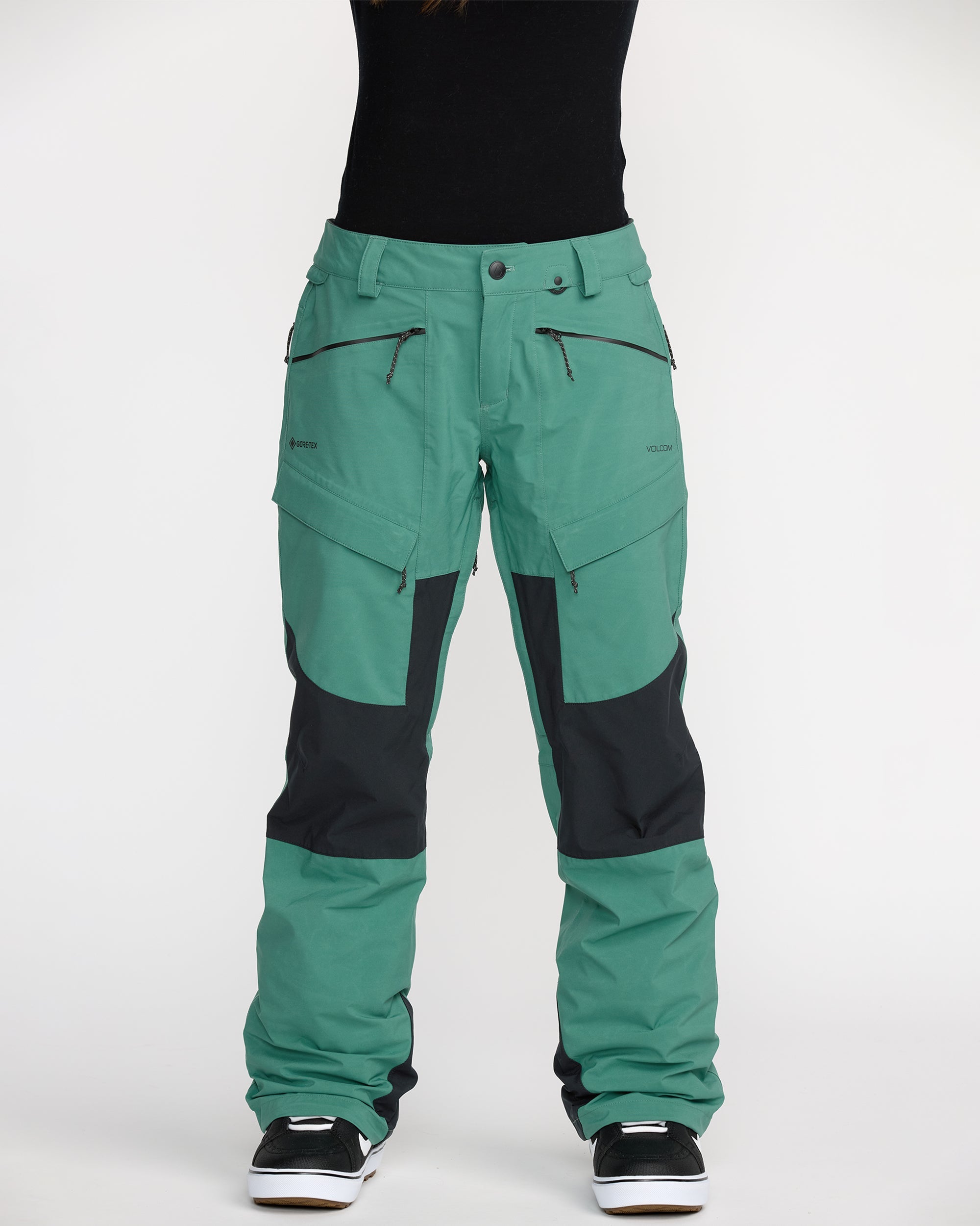V.Co At Stretch Gore-Tex Trousers - Spruce Green - Women - Volcom UK ...