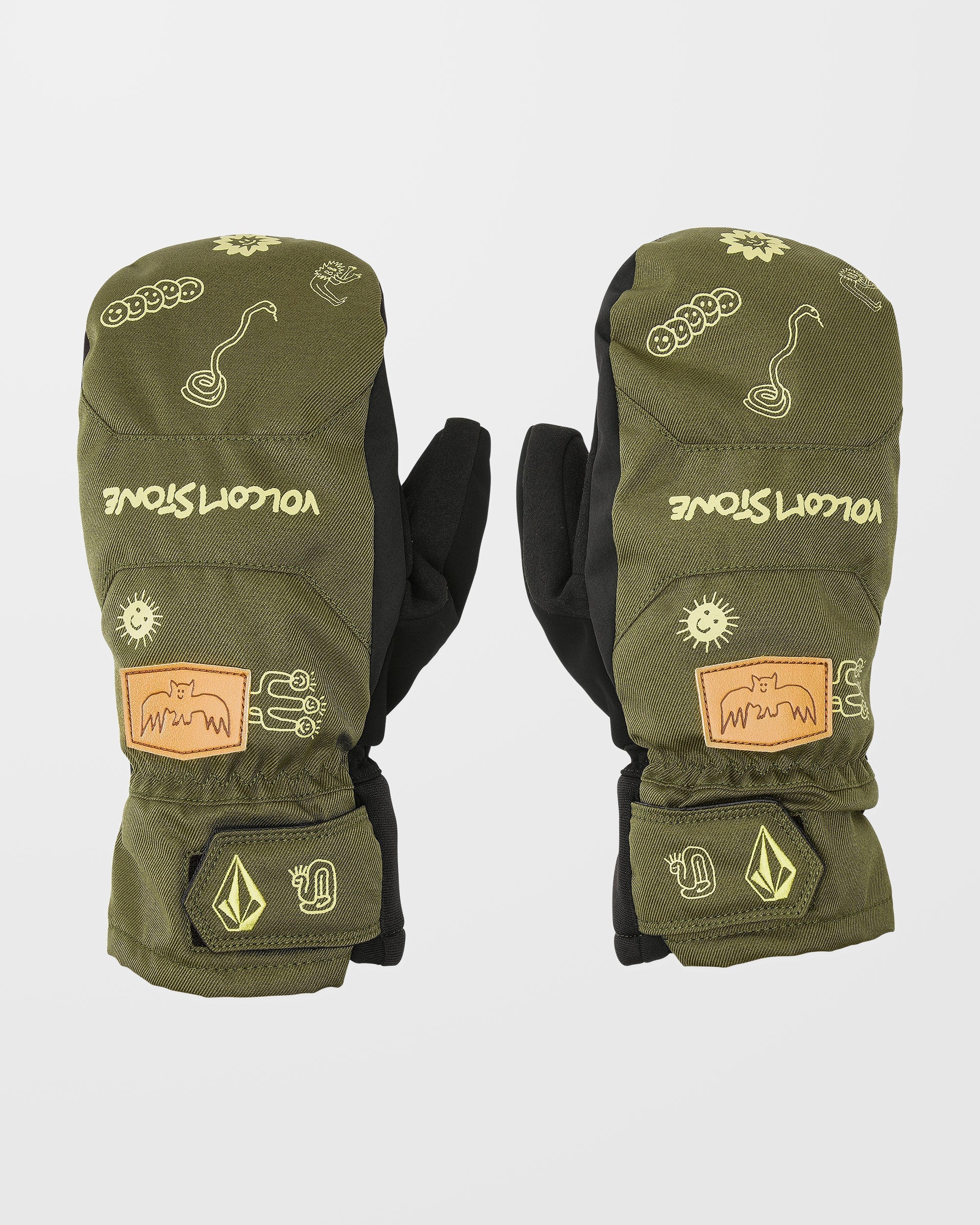 V.Co Nyle Mittens - Ivy - Men - Volcom UK - 2 Years Warranty – Volcom ...