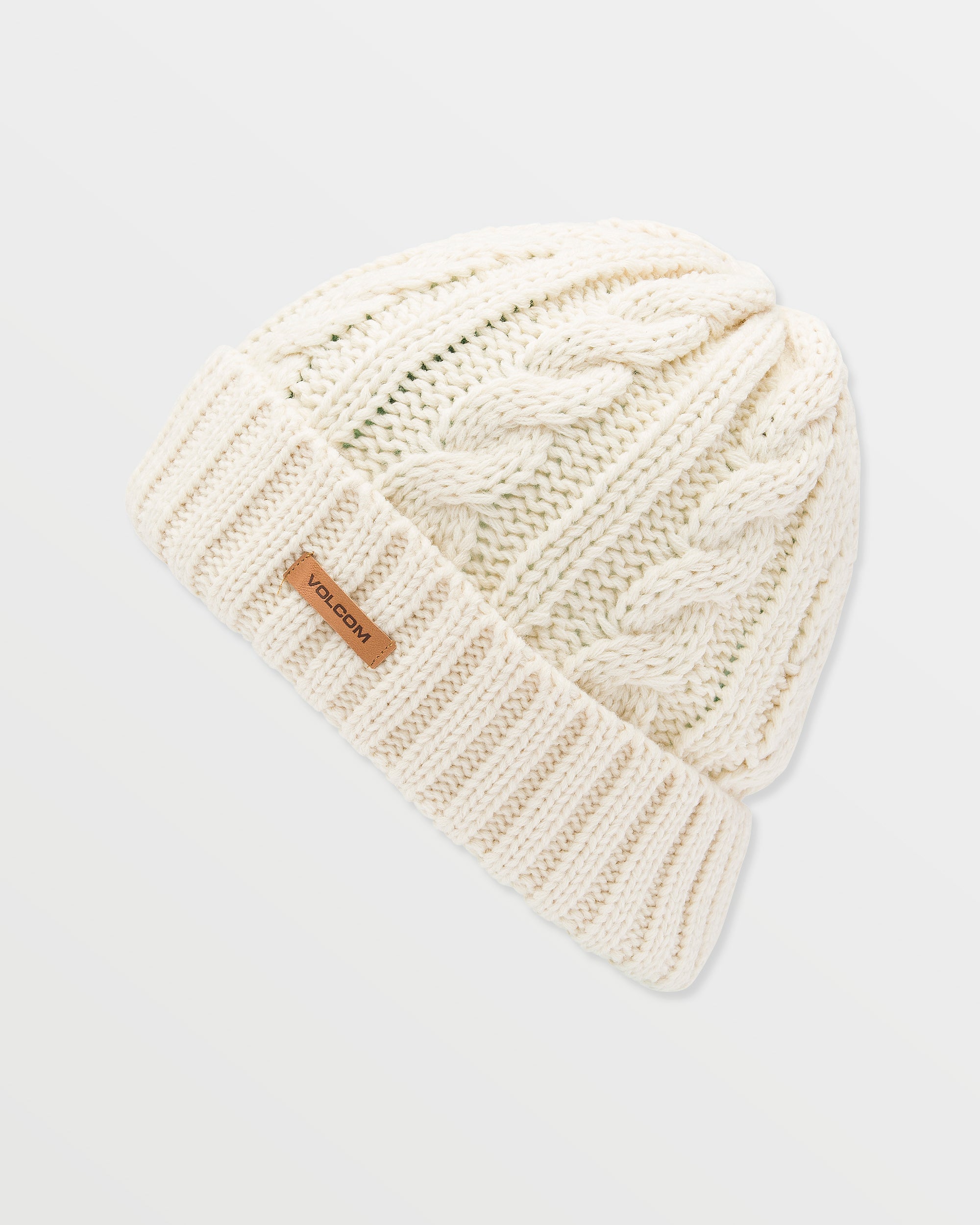 Stone Knit Beanie - Bone - Women - Volcom UK – Volcom United Kingdom