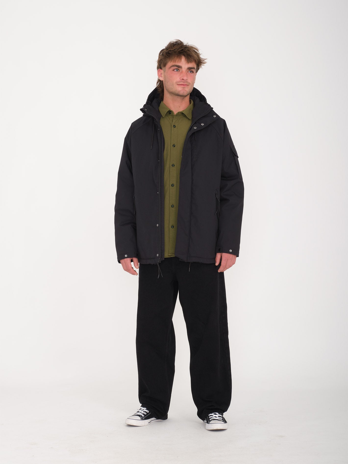Stoke Stone Ii 5K Jacket - BLACK - Men - Volcom UK – Volcom United Kingdom