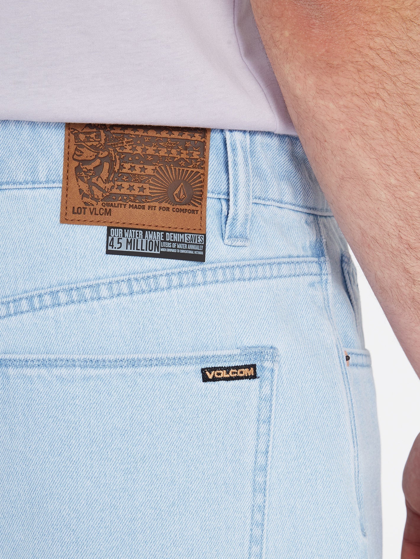 Billow Denim Short - LIGHT BLUE - Men - Volcom UK – Volcom United Kingdom