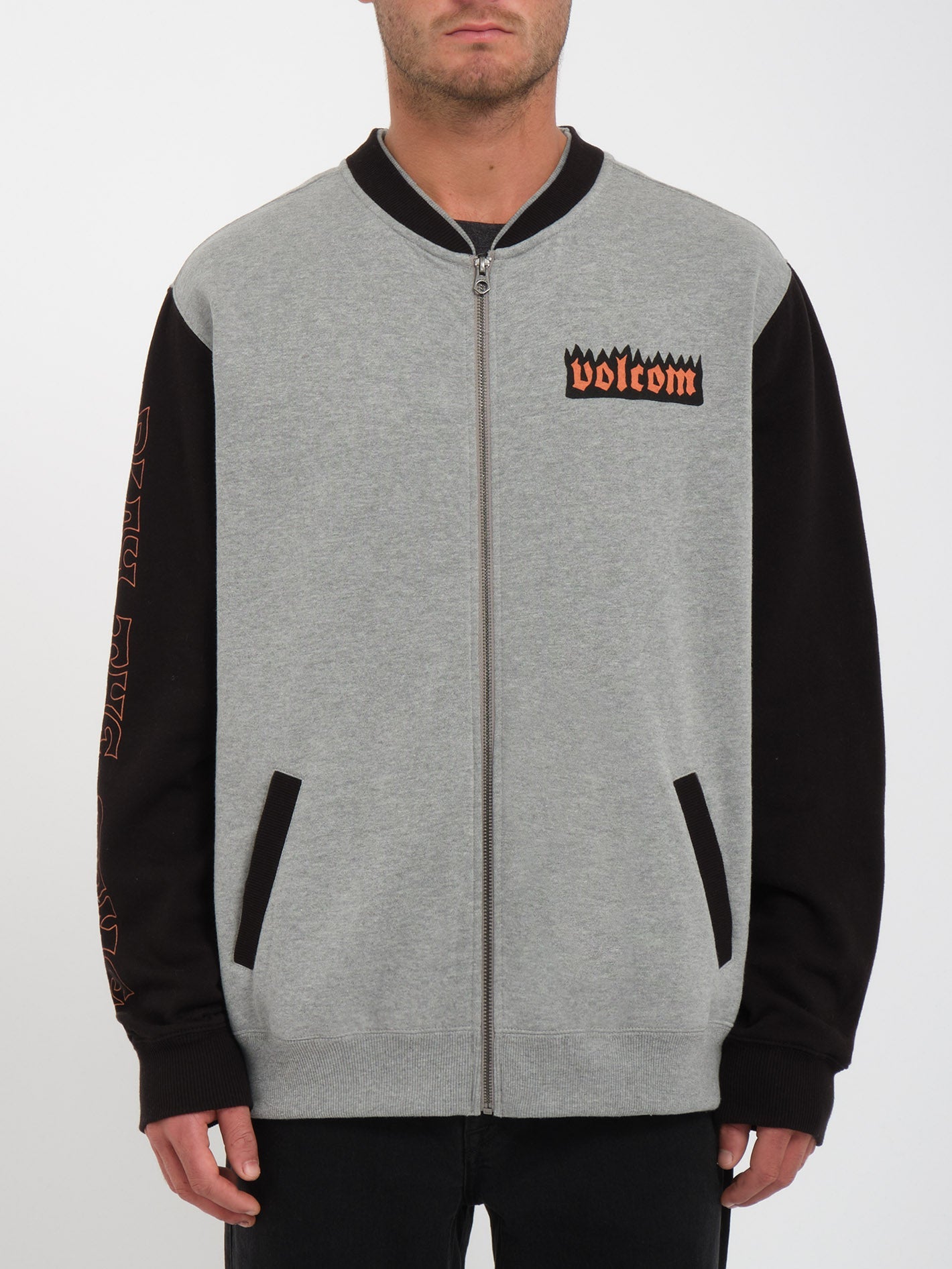 Nando Von Arb Zip Sweatshirt - HEATHER GREY - Men - Volcom UK – Volcom ...
