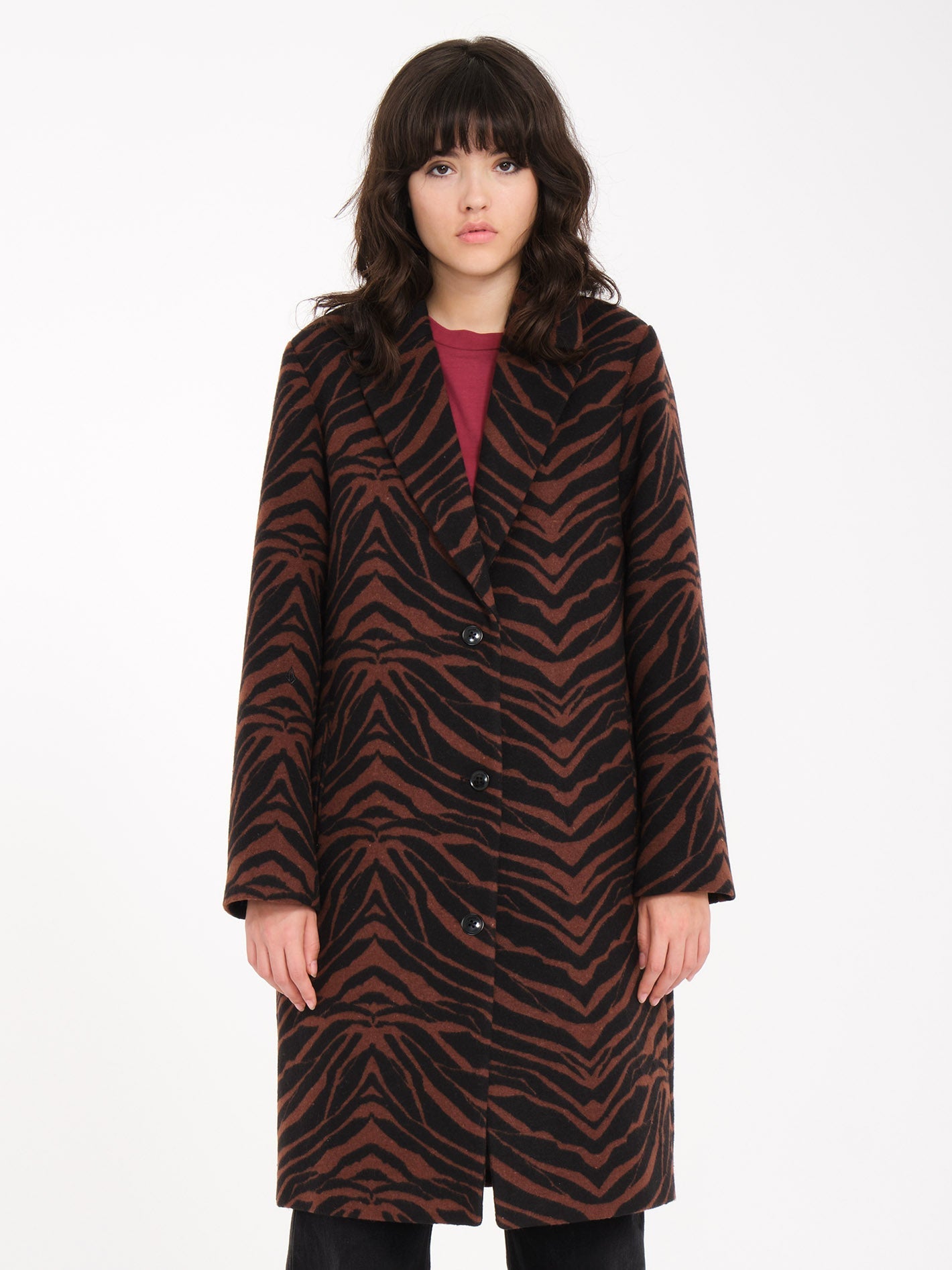 Acousteec Coat - BITTER CHOCOLATE - Women - Volcom UK – Volcom United ...