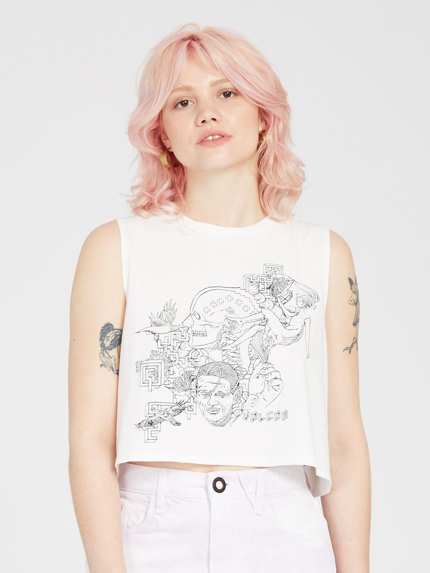 Ed Merlin Murray Tank Top - STAR WHITE - Women - Volcom UK – Volcom ...