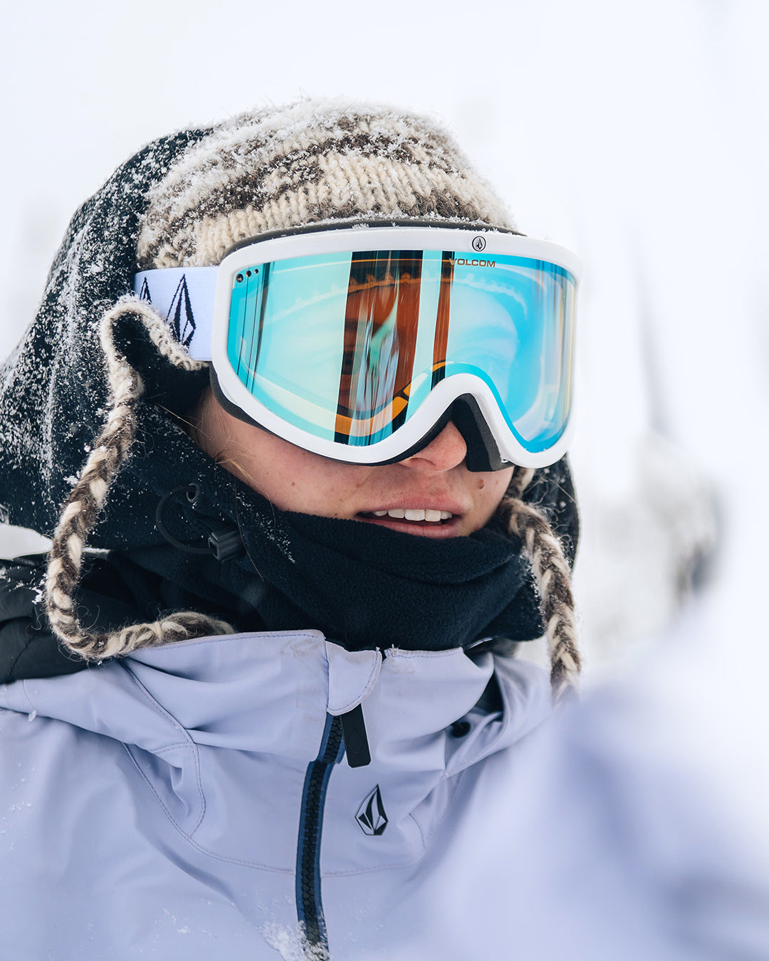 Footprints Matte White Stone Goggle - Ice Chrome - Volcom UK - 2 Years ...