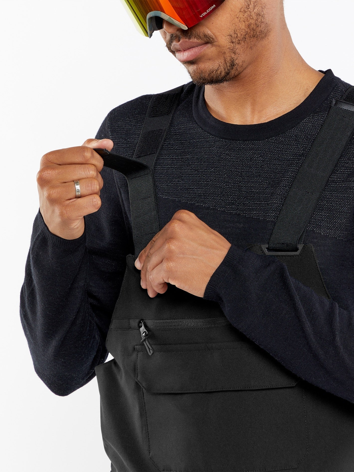 Roan Bib Overall - BLACK - Men - Volcom UK – Volcom United Kingdom