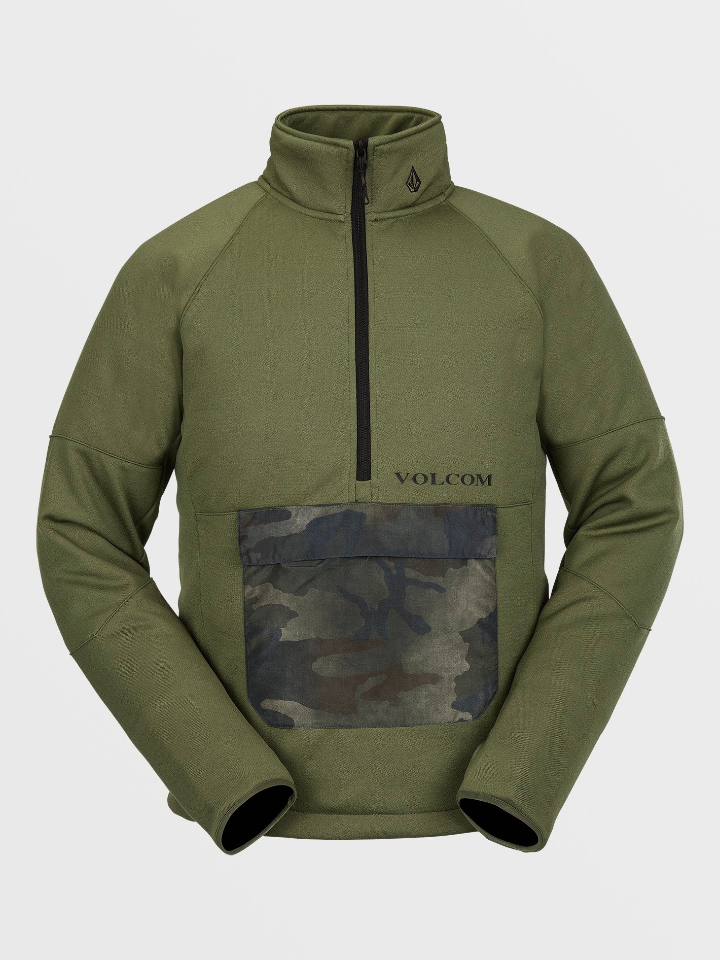 Tech Fleece Zip Sweatshirt - MILITARY - Men - Volcom UK – Volcom United ...