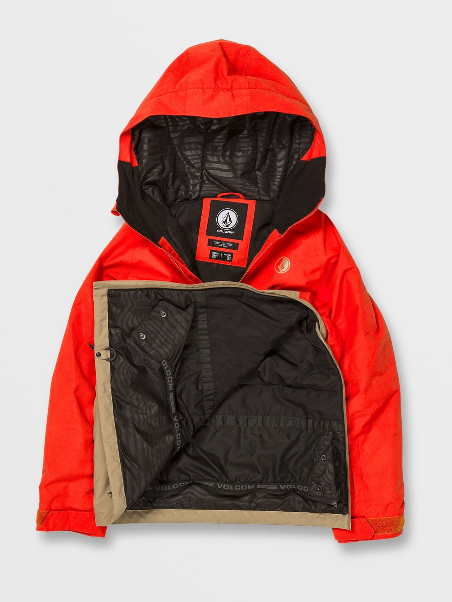 Sluff Insulated Jacket - ORANGE SHOCK - (KIDS) - Volcom UK – Volcom ...