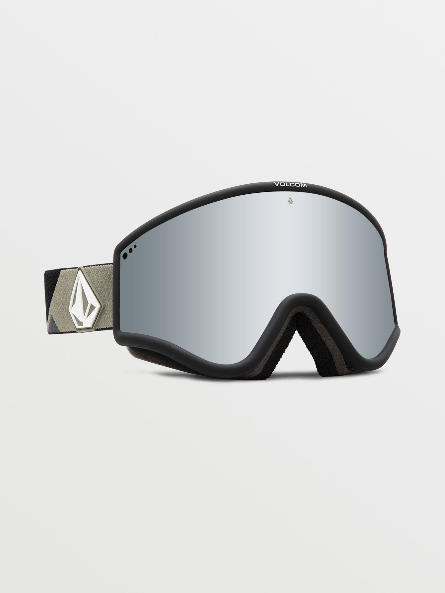 Yae Lt Military/Black Goggle (+ Bonus Lens - Yellow) - SILVER CHROME ...
